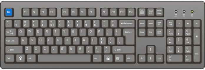 Para que serve a tecla ESC?